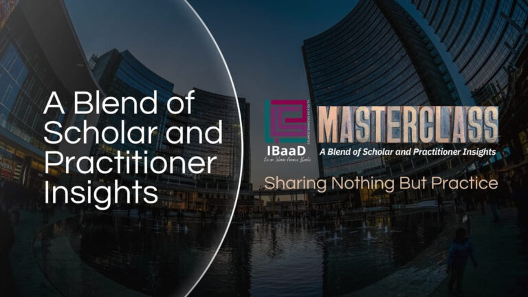 Master Classes - IBaaD Academy